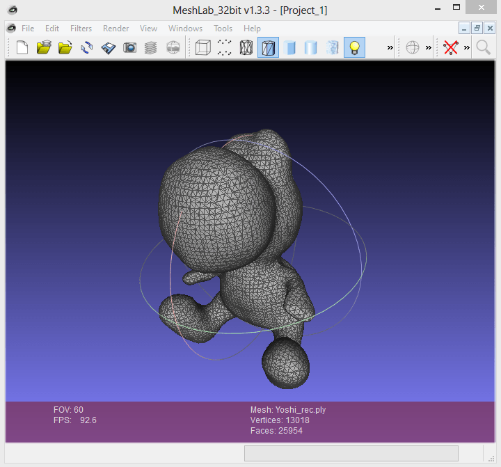 MeshlabServer – Aplicación de filtros de Meshlab en lote | Mascando Bits