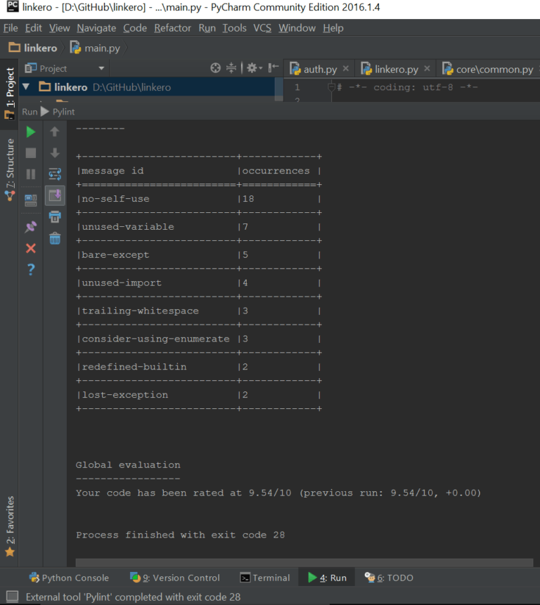 Integración de PyLint | Mascando Bits